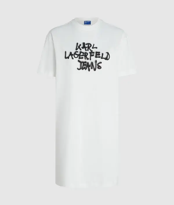 KL JEANS Jeans Graffiti Logo T-shirt Dress