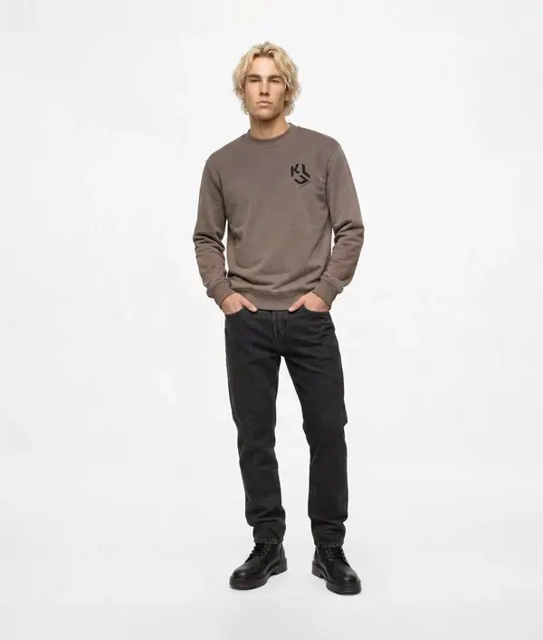 Karl Lagerfeld Monogram Sweatshirt - Iron
