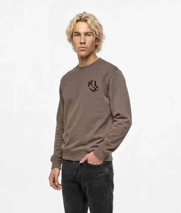 Karl Lagerfeld Monogram Sweatshirt - Iron