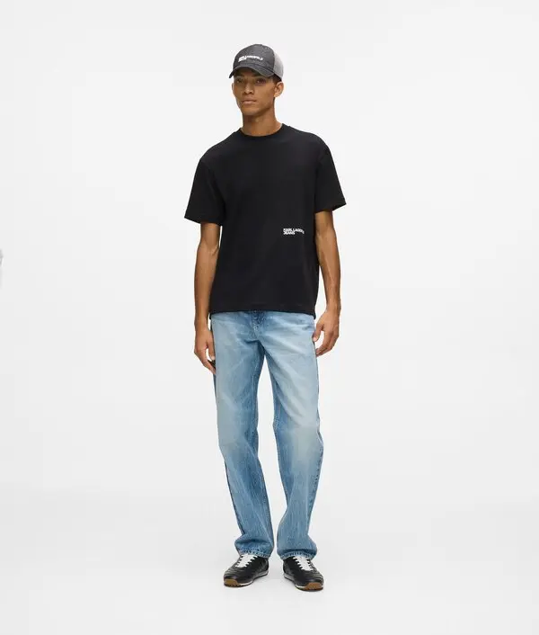 KL JEANS Digitized Karl T-shirt - Black
