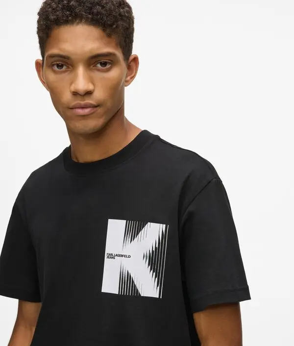 KL JEANS K Artwork T-shirt - Black