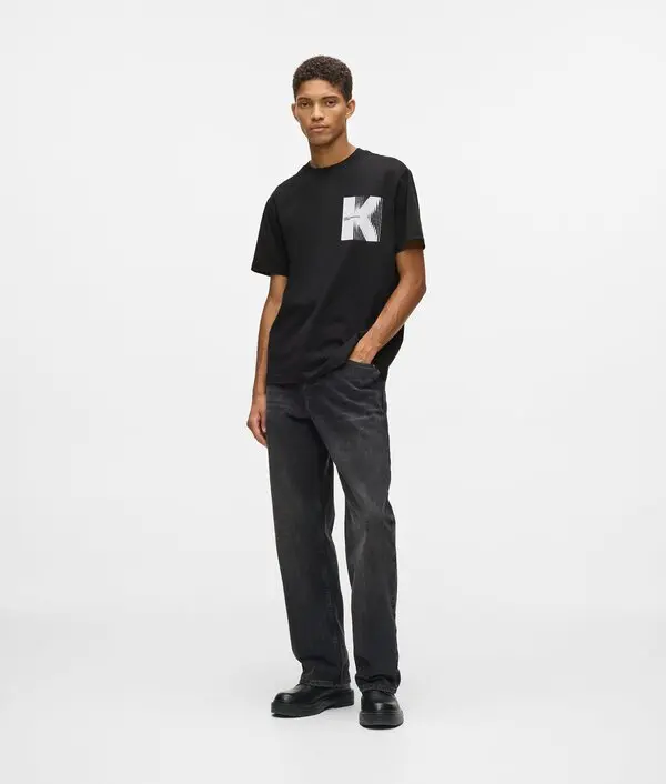 KL JEANS K Artwork T-shirt - Black
