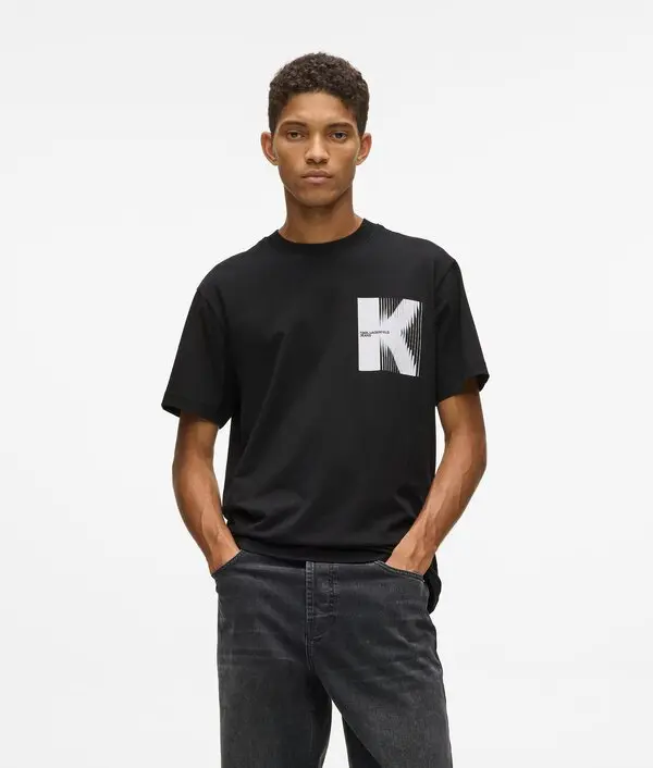KL JEANS K Artwork T-shirt - Black