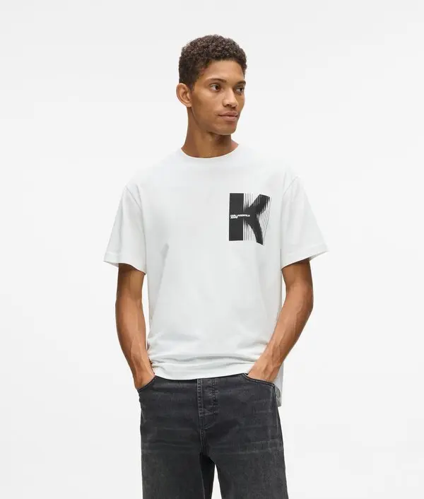 KL JEANS K Artwork T-shirt - White
