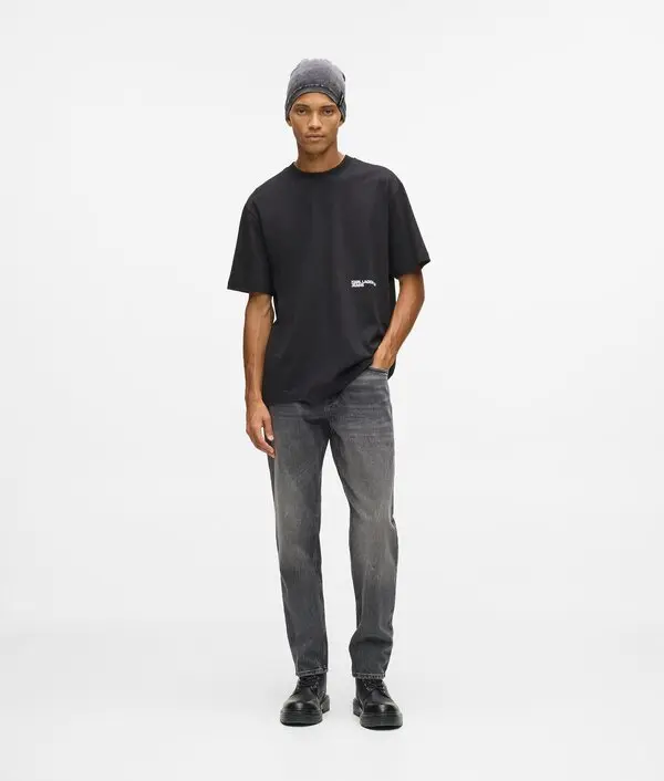 KL JEANS Jeans Vintage Wash Tapered Fit Jeans - Visual Grey
