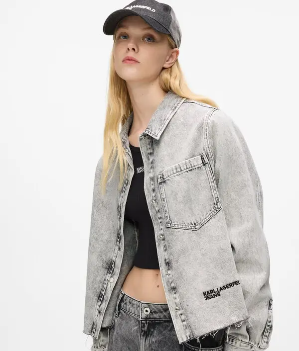 KL JEANS Jeans Bleached Denim Shirt