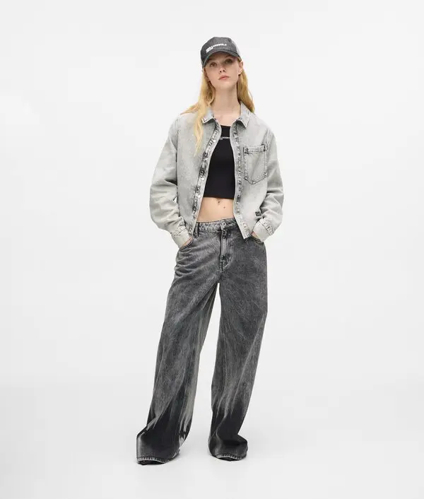 KL JEANS Jeans Bleached Denim Shirt