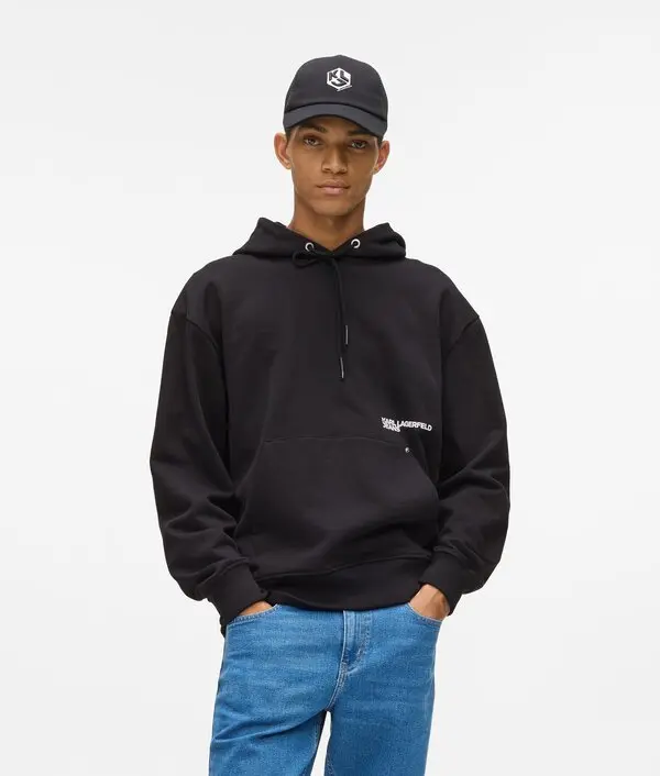 KL JEANS Jeans Graffiti Monogram Organic Cotton Hoodie