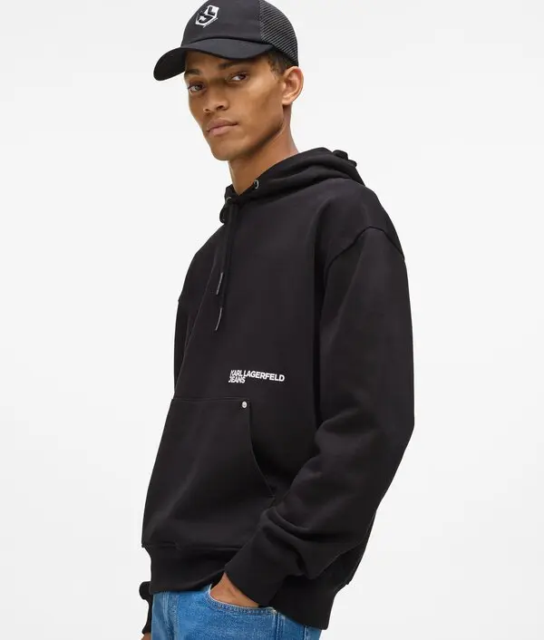 KL JEANS Jeans Graffiti Monogram Organic Cotton Hoodie