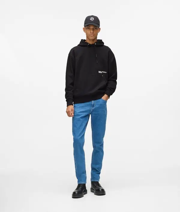 KL JEANS Jeans Graffiti Monogram Organic Cotton Hoodie