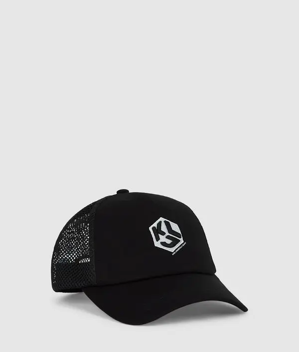 KL JEANS Jeans Monogram Trucker Cap - Black