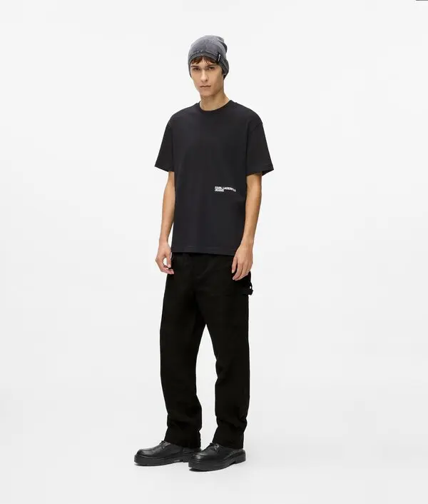 KL JEANS Jeans Carpenter Pants With Mixed-material Pocket