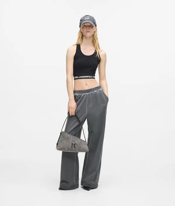KL JEANS Geo Denim Shoulder Bag