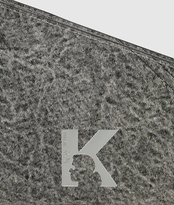 KL JEANS Geo Denim Shoulder Bag