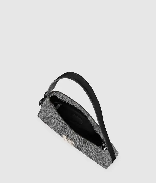 KL JEANS Geo Denim Shoulder Bag