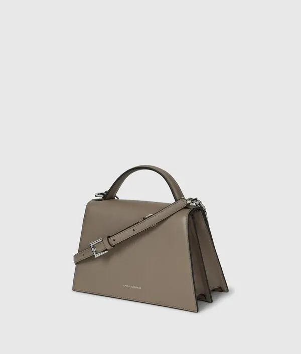 Karl Lagerfeld K/signature Medium Crossbody Bag - Ash Grey