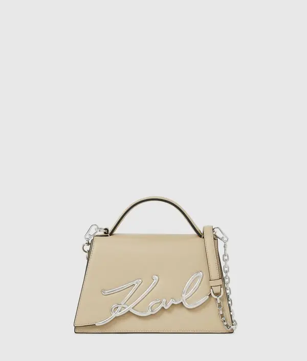 Karl Lagerfeld K/signature Medium Crossbody Bag - Safari