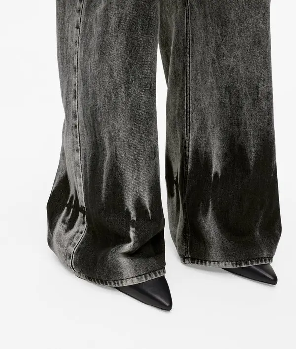 KL JEANS Jeans Bleached Low-rise Wide-leg Jeans