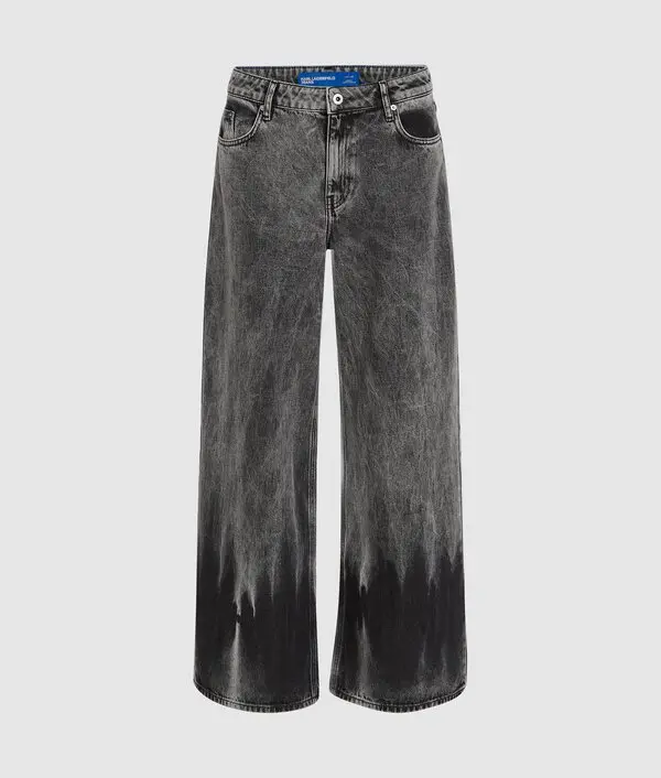 KL JEANS Jeans Bleached Low-rise Wide-leg Jeans