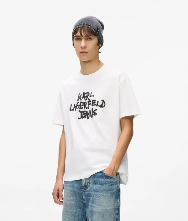 KL JEANS Graffiti T-shirt - White