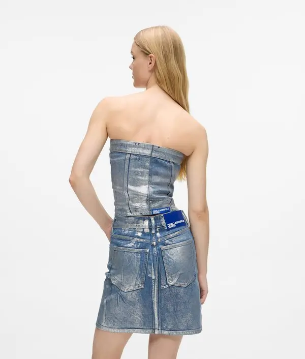 KL JEANS Jeans Coated Denim Bustier