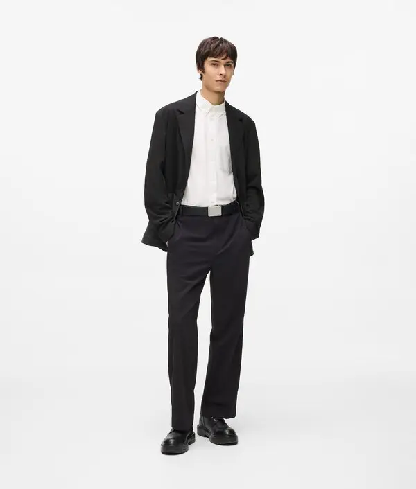 KL JEANS Jeans Denim Panel Double-breasted Blazer
