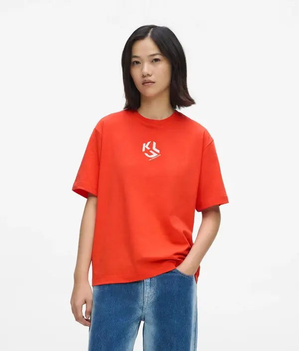 KL JEANS Jeans Regular-fit Monogram T-shirt - Grenadine