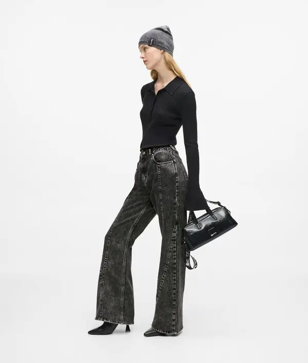 KL JEANS Jeans Seamed High-rise Flared Jeans
