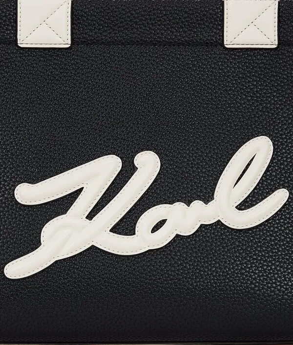 Karl Lagerfeld K/skuare Grainy Medium Tote Bag