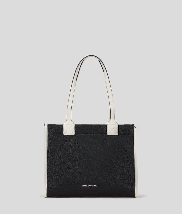 Karl Lagerfeld K/skuare Grainy Medium Tote Bag