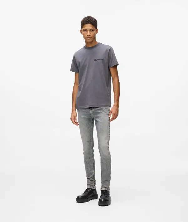 KL JEANS Jeans Faded Skinny Jeans - Light Grey