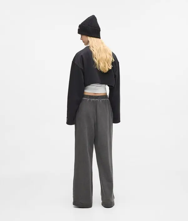 KL JEANS Jeans Washed Wide-leg Sweatpants In Organic Cotton