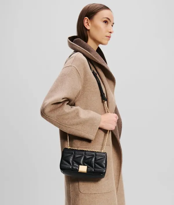 Karl Lagerfeld K/kuilt Small Crossbody Bag - Black