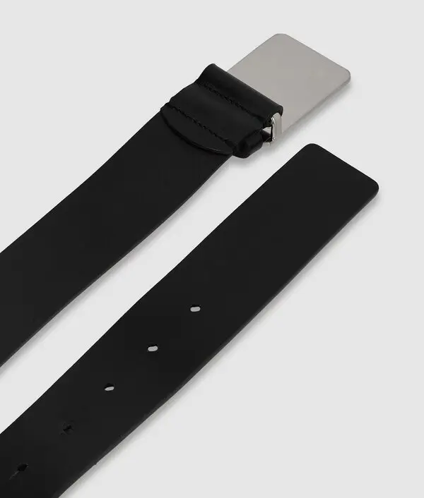 KL JEANS Logo Leather Belt