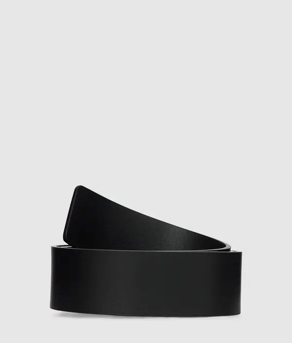 KL JEANS Logo Leather Belt
