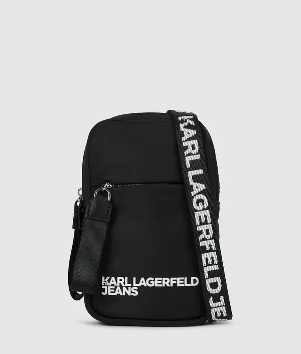 KL JEANS Logo Phone Pouch - Black