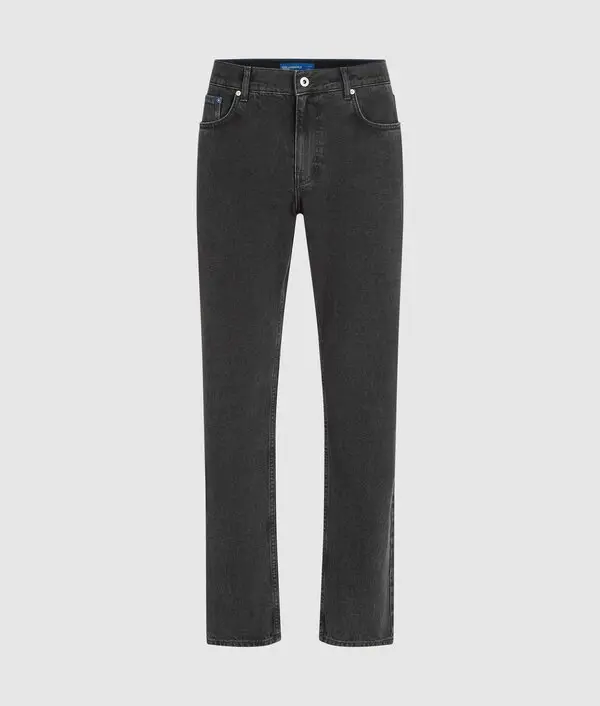 KL JEANS Jeans Straight Fit Black Cotton Denim