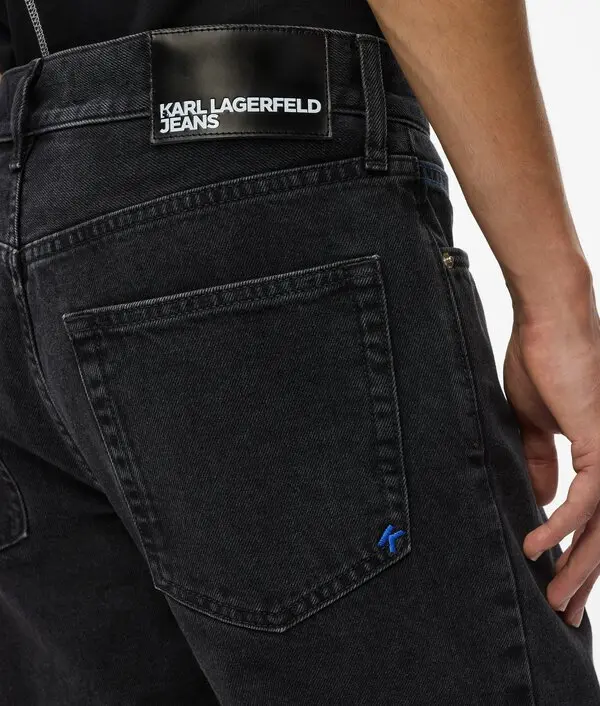 KL JEANS Jeans Straight Fit Black Cotton Denim