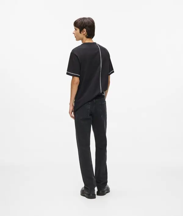 KL JEANS Jeans Straight Fit Black Cotton Denim