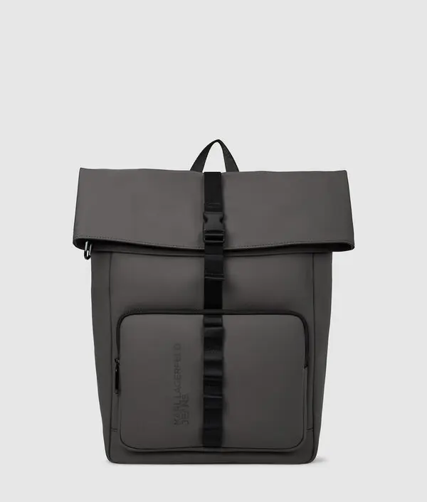 KL JEANS Jeans Roll Top Strap Backpack - Magnet