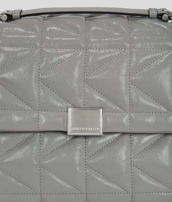 Karl Lagerfeld K/kuilt Shiny Large Shoulder Bag