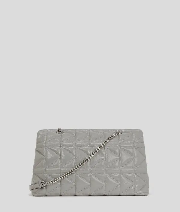 Karl Lagerfeld K/kuilt Shiny Large Shoulder Bag