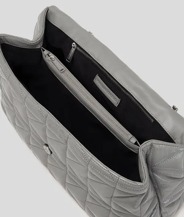 Karl Lagerfeld K/kuilt Shiny Large Shoulder Bag