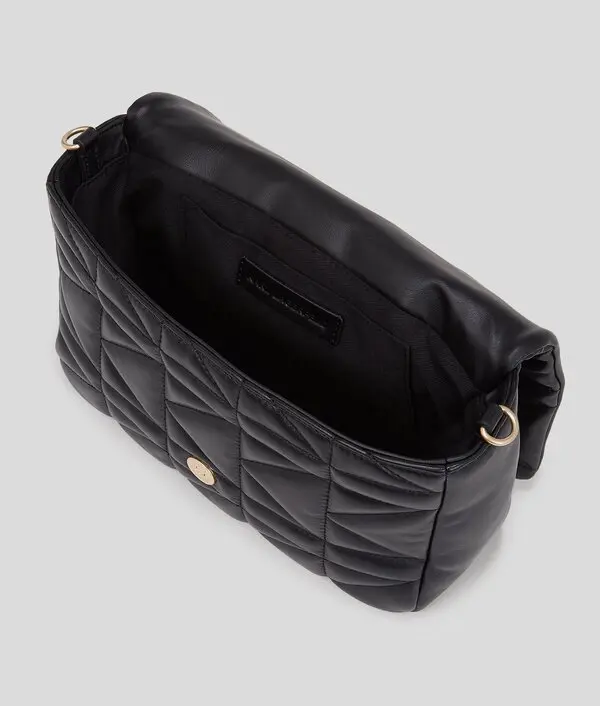 Karl Lagerfeld K/kuilt Crossbody Top Handle Bag - Black