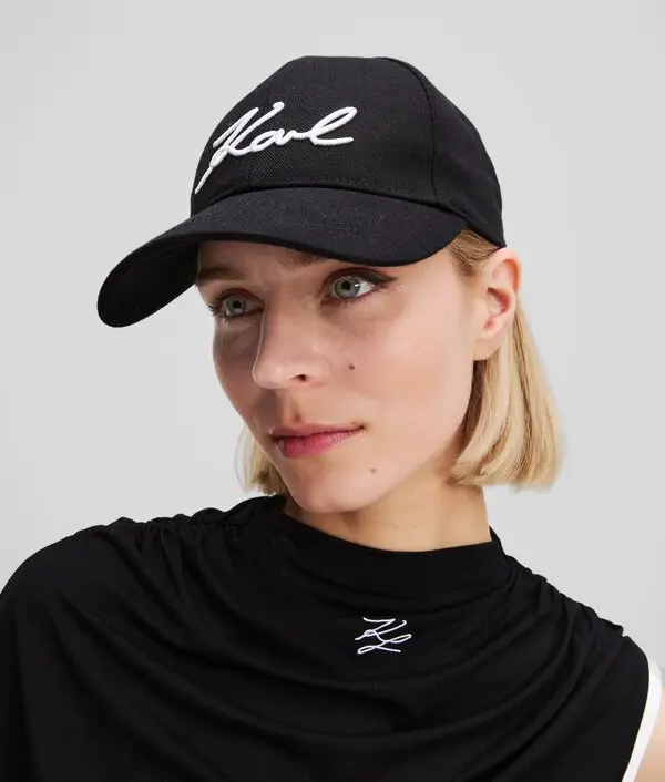 Karl Lagerfeld K/signature Cap - Black