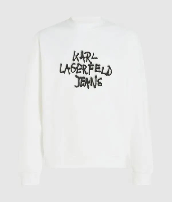 KL JEANS Jeans Organic Cotton Graffiti Logo Sweatshirt