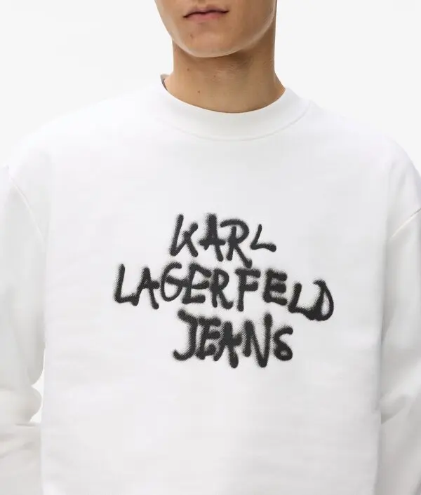 KL JEANS Jeans Organic Cotton Graffiti Logo Sweatshirt