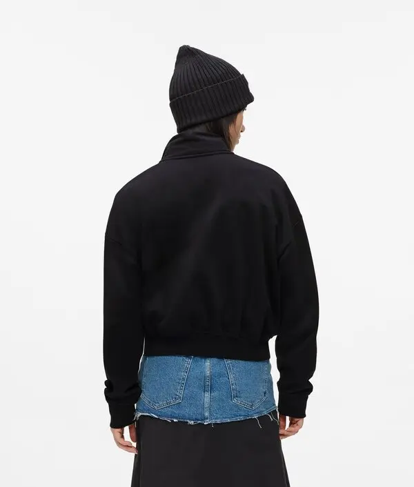 KL JEANS Jeans Half-zip Cropped Sweatshirt
