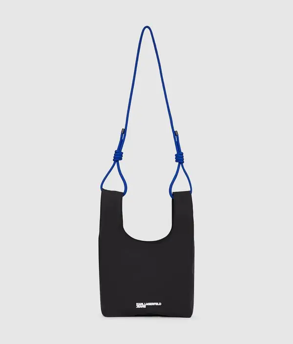 KL JEANS Jeans Cord Nylon Tote Bag - Black