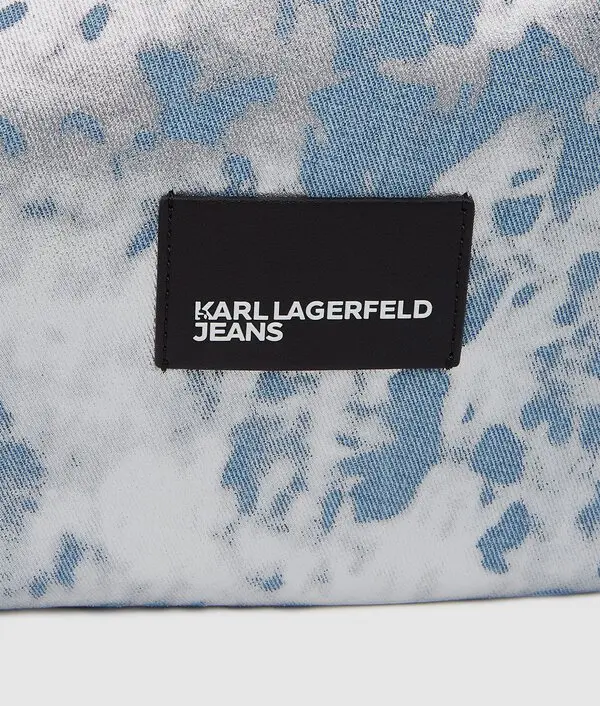 KL JEANS Jeans Silver-coated Denim Hobo Bag